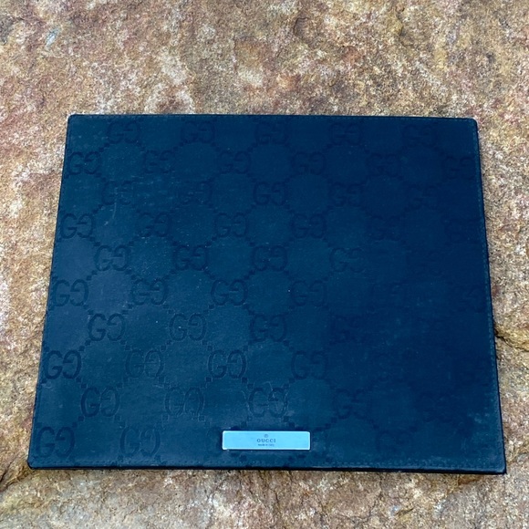 Gucci | Office | Authentic Black Office Luxury Gucci Monogram Black ...